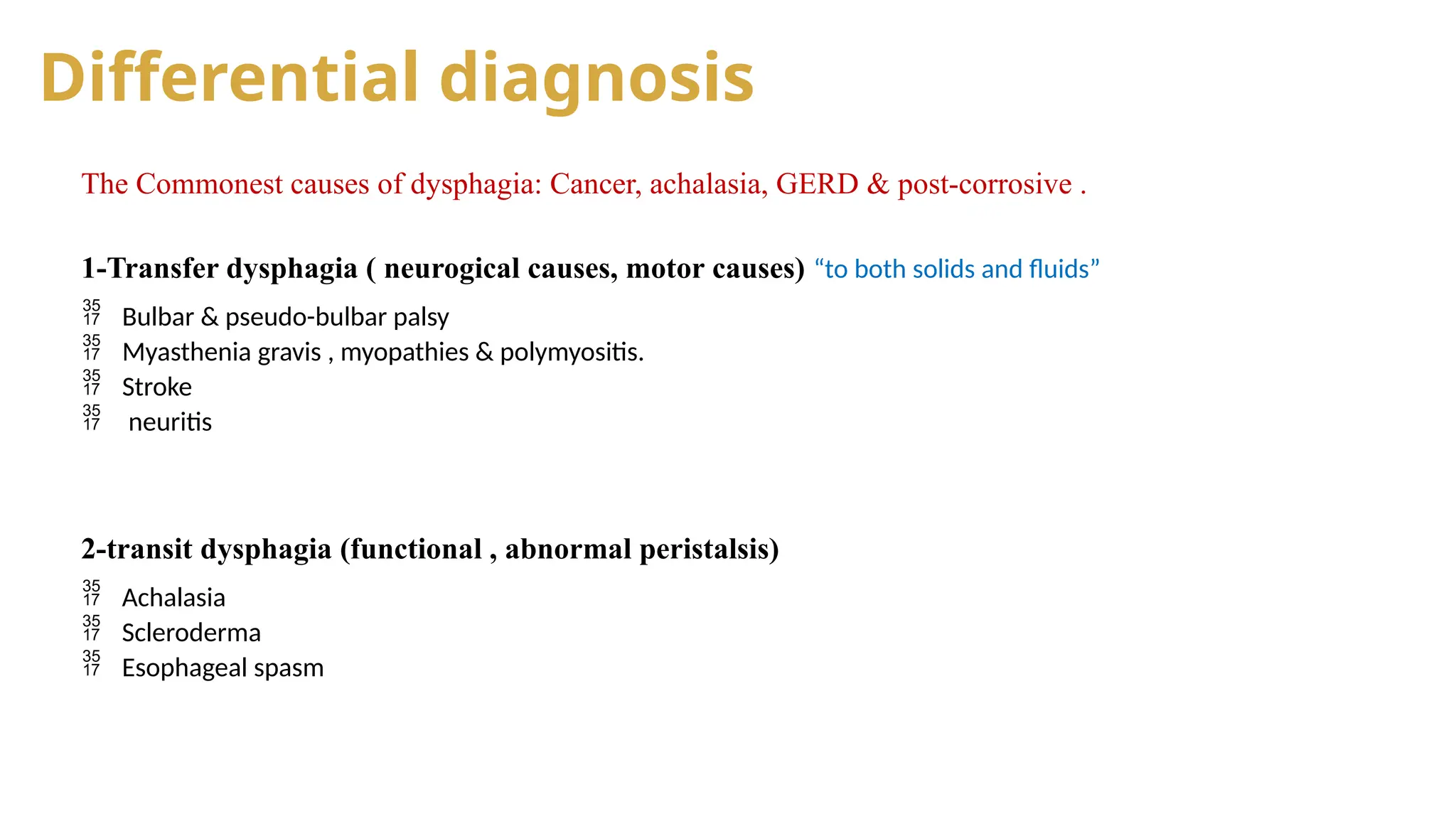 Clinical approach for Dysphagia .pptx (dysphagia) | PPTX