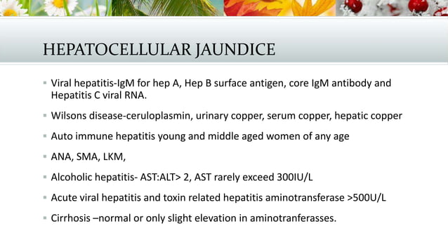 Clinical approach to jaundice | PPTX