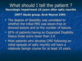 Clinical approach to optic neuritis | PPT