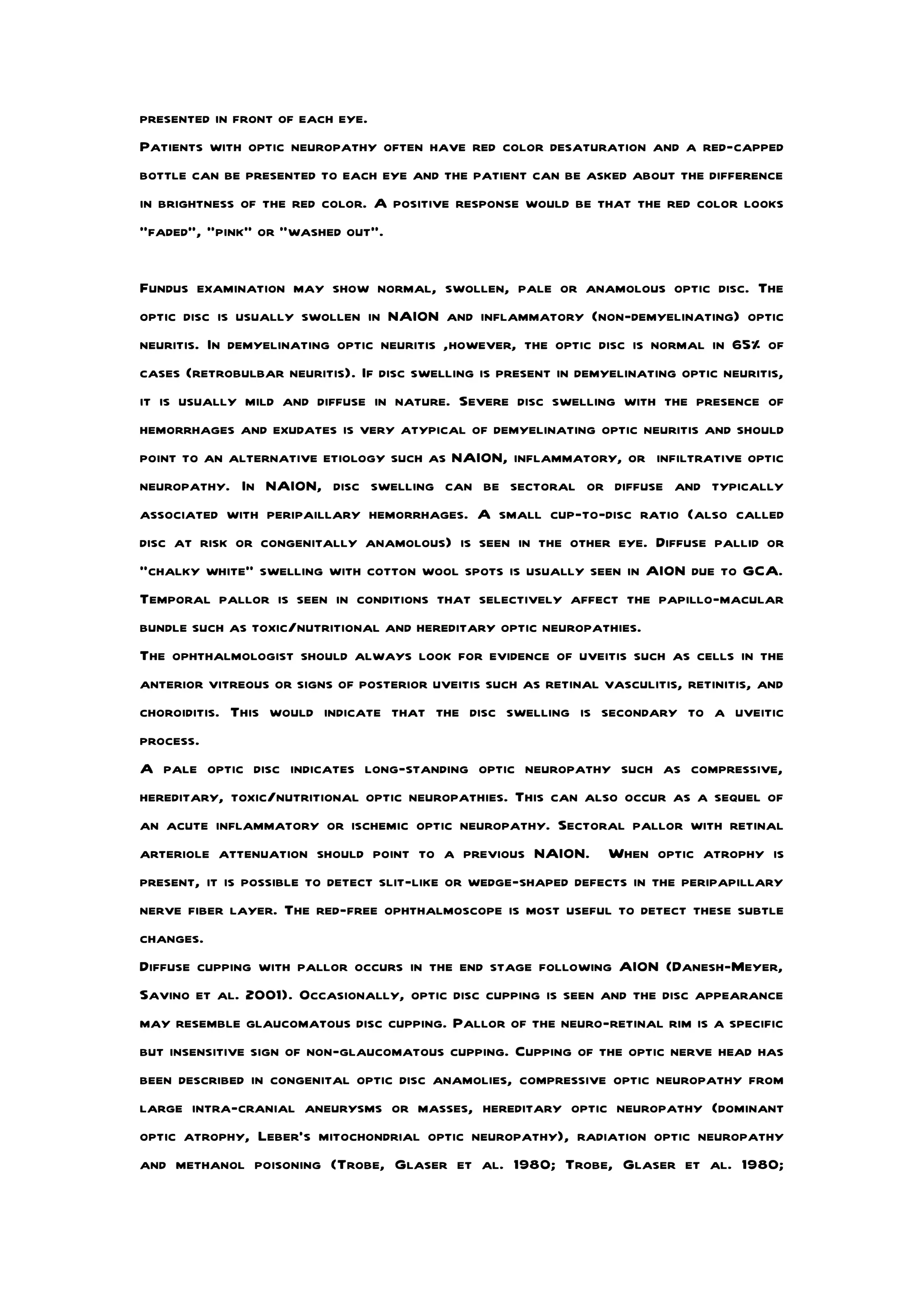 Clinical approach to optic neuropathies dove med press | RTF