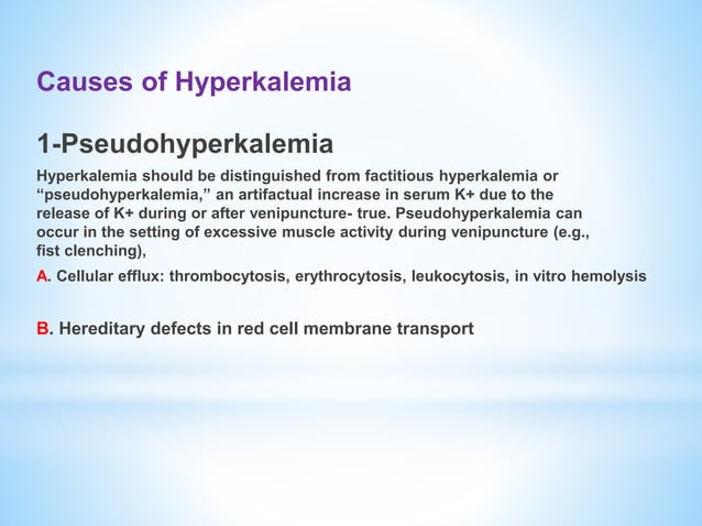 Clinical approach to patient with Hyperkalemia | PPT