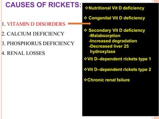 Clinical approach to rickets with special reference to renal rickets ...