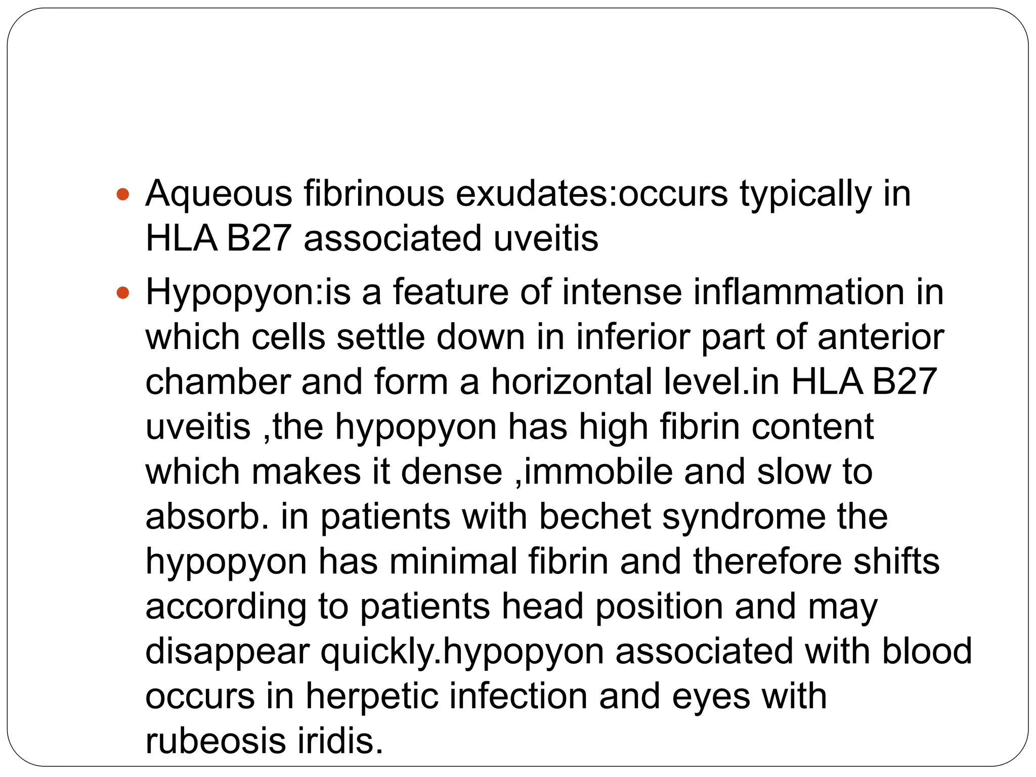 Clinical approach to uveitis | PPTX