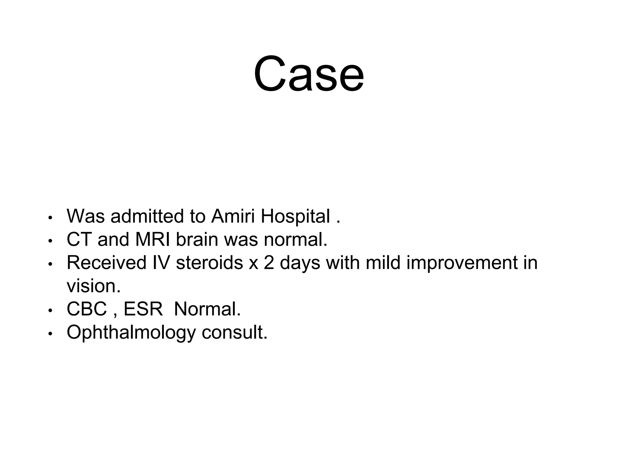 Clinical approach to acute vision loss | PPTX