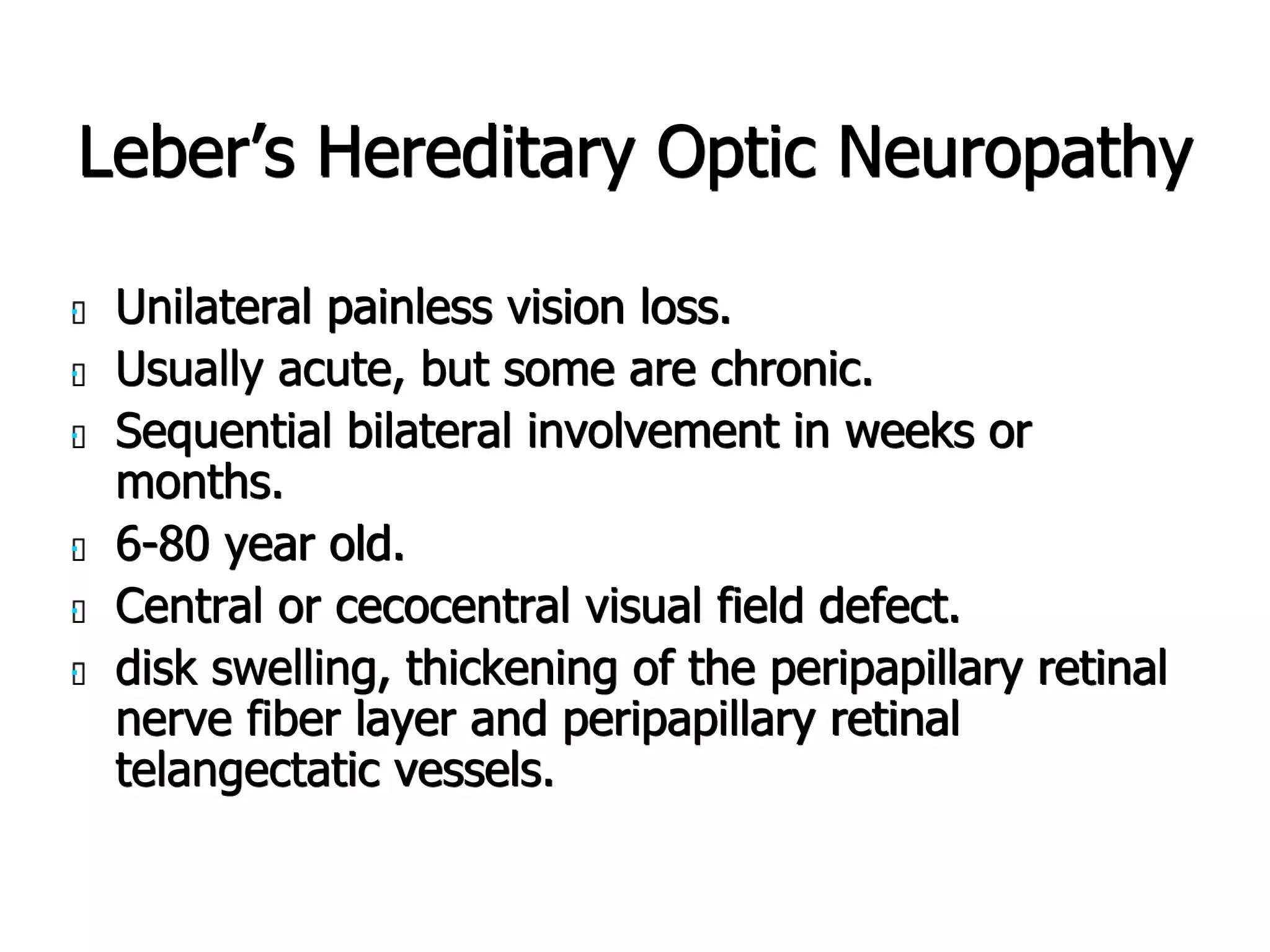 Clinical approach to acute vision loss | PPTX