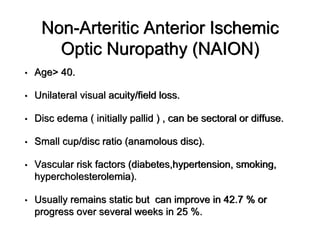 Clinical approach to acute vision loss | PPTX