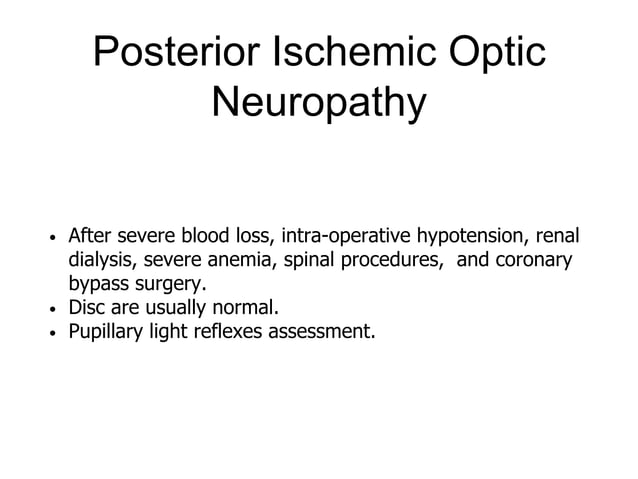 Clinical approach to acute vision loss | PPTX