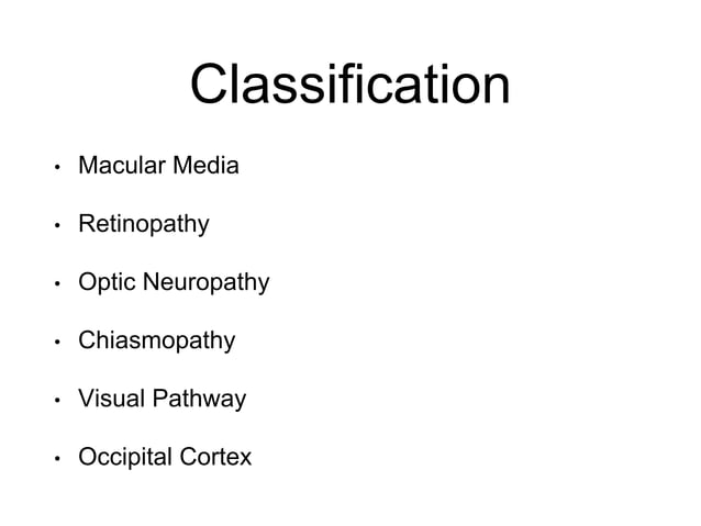 Clinical approach to acute vision loss | PPTX