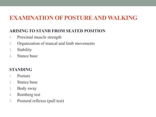Clinical aproach to gait disorders | PPTX
