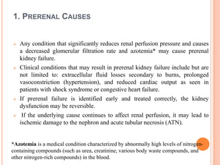Acute and Chronic Renal Failure. Easy Slides. | PPTX