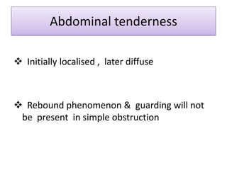 Clinical aspect of intestinal obstruction Ritasman Baisya Medical ...