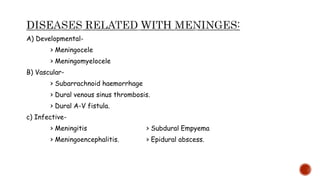 Clinical aspects of meninges | PPTX