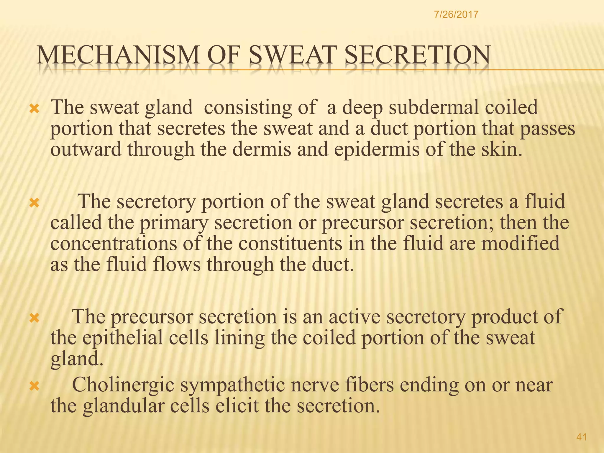 Clinical aspects of Swedana and its mode of action | PPTX