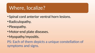 Clinical Aspects of Upper and Lower Motor Neuron Lesions | PPTX