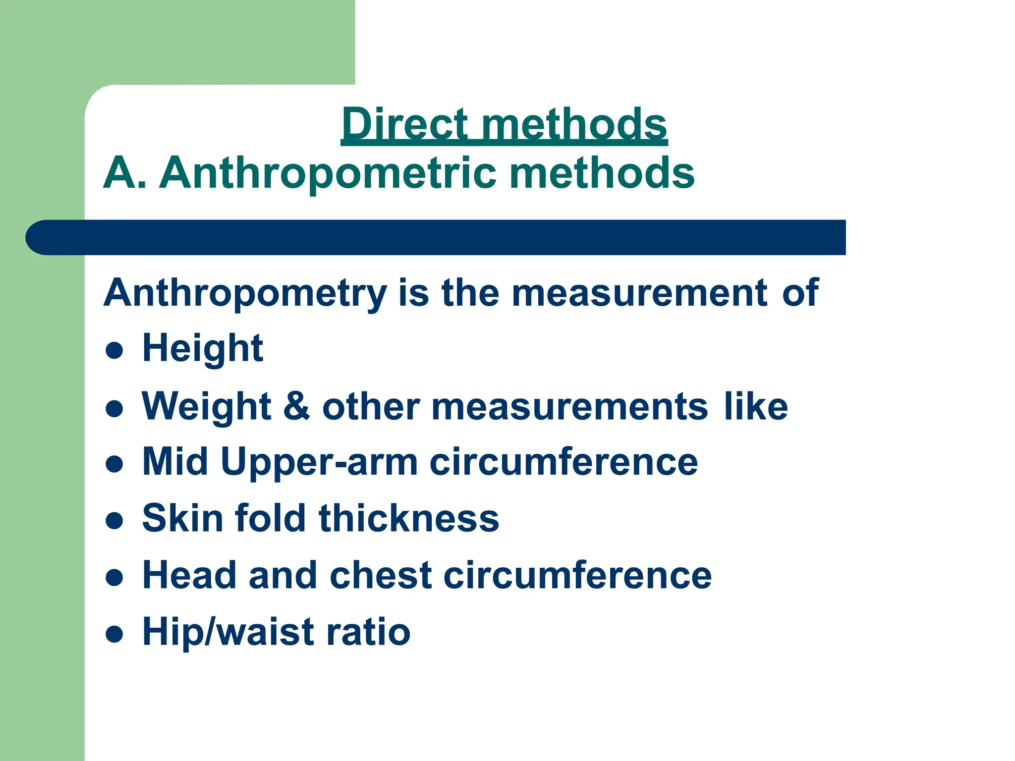 Clinical Assesment for Nutrition status. | PPTX