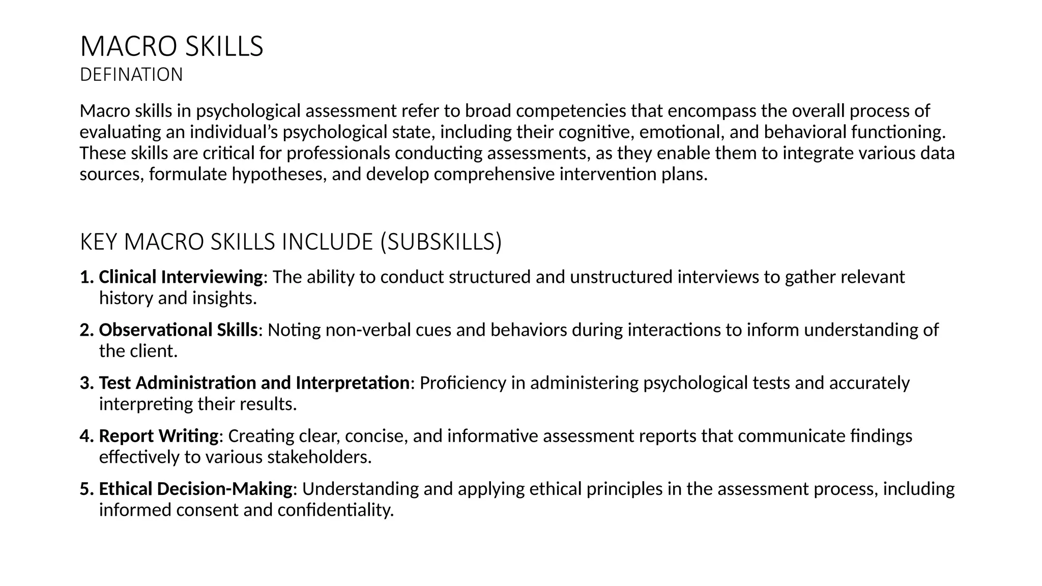 CLINICAL ASSESSMENT...COUNSELLING SKILLS.pptx
