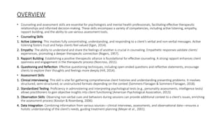 CLINICAL ASSESSMENT...COUNSELLING SKILLS.pptx
