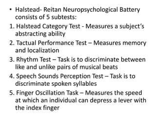 Clinical assessment and diagnosis (1) | PPTX | Brain and Nervous System ...