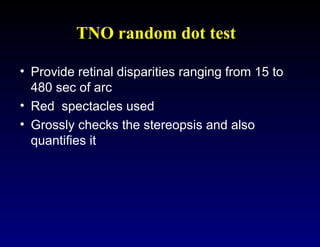 Clinical Assessment of Strabismus and evaluation technique | PPT