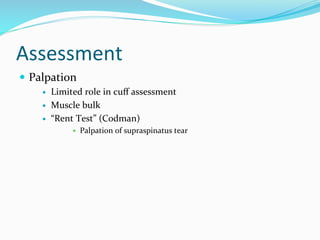 Clinical assessment of the rotator cuff | PDF