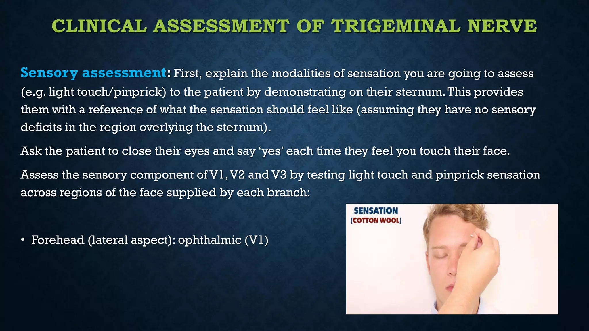 Clinical assessment of trigeminal nerve.pdf