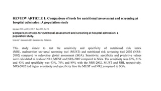Clinical assessment tools in hospitals | PPTX