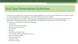 Clinical Documentation (assignments’ guidelines) | PPT