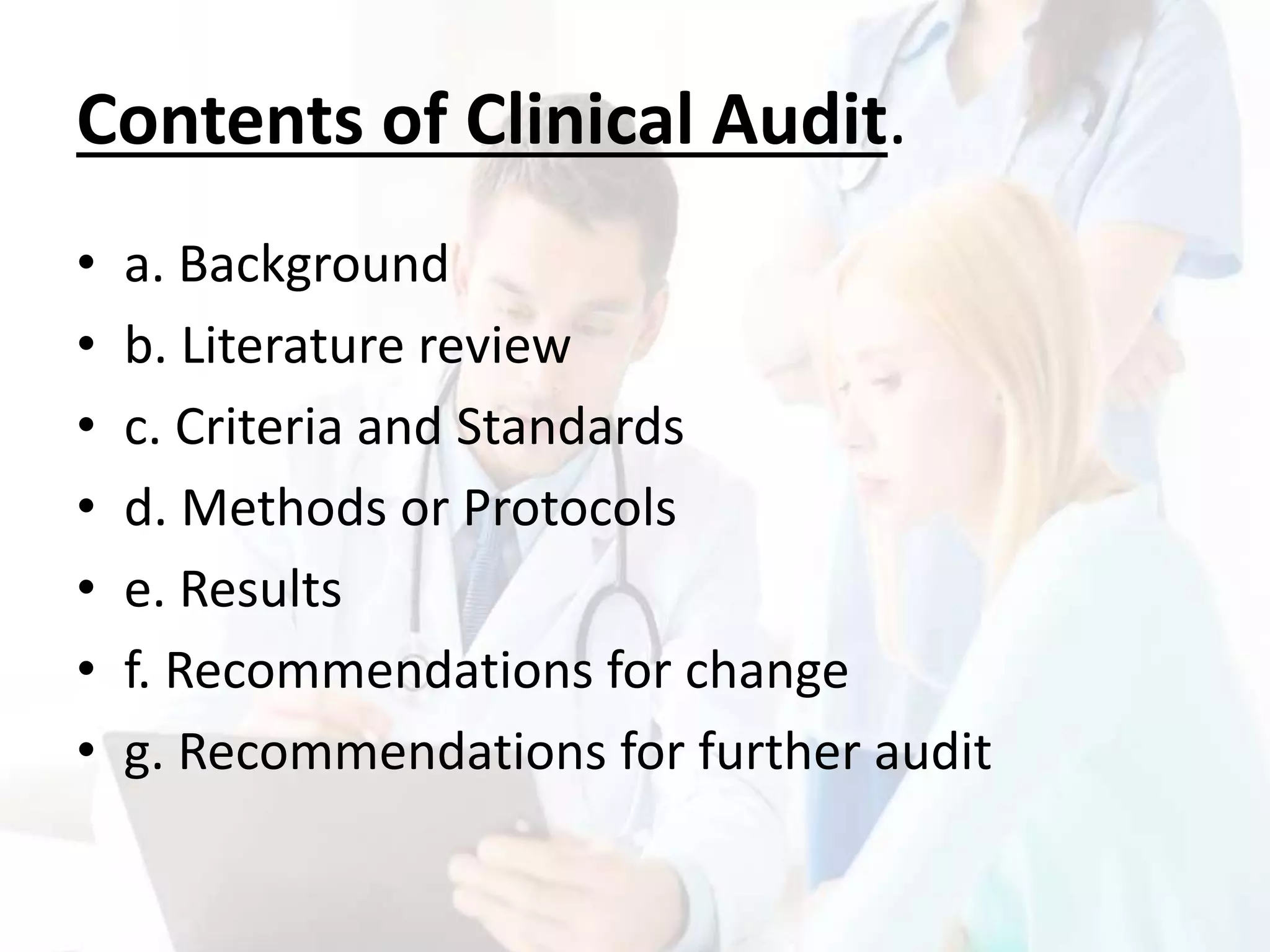 Clinical audit | PPTX