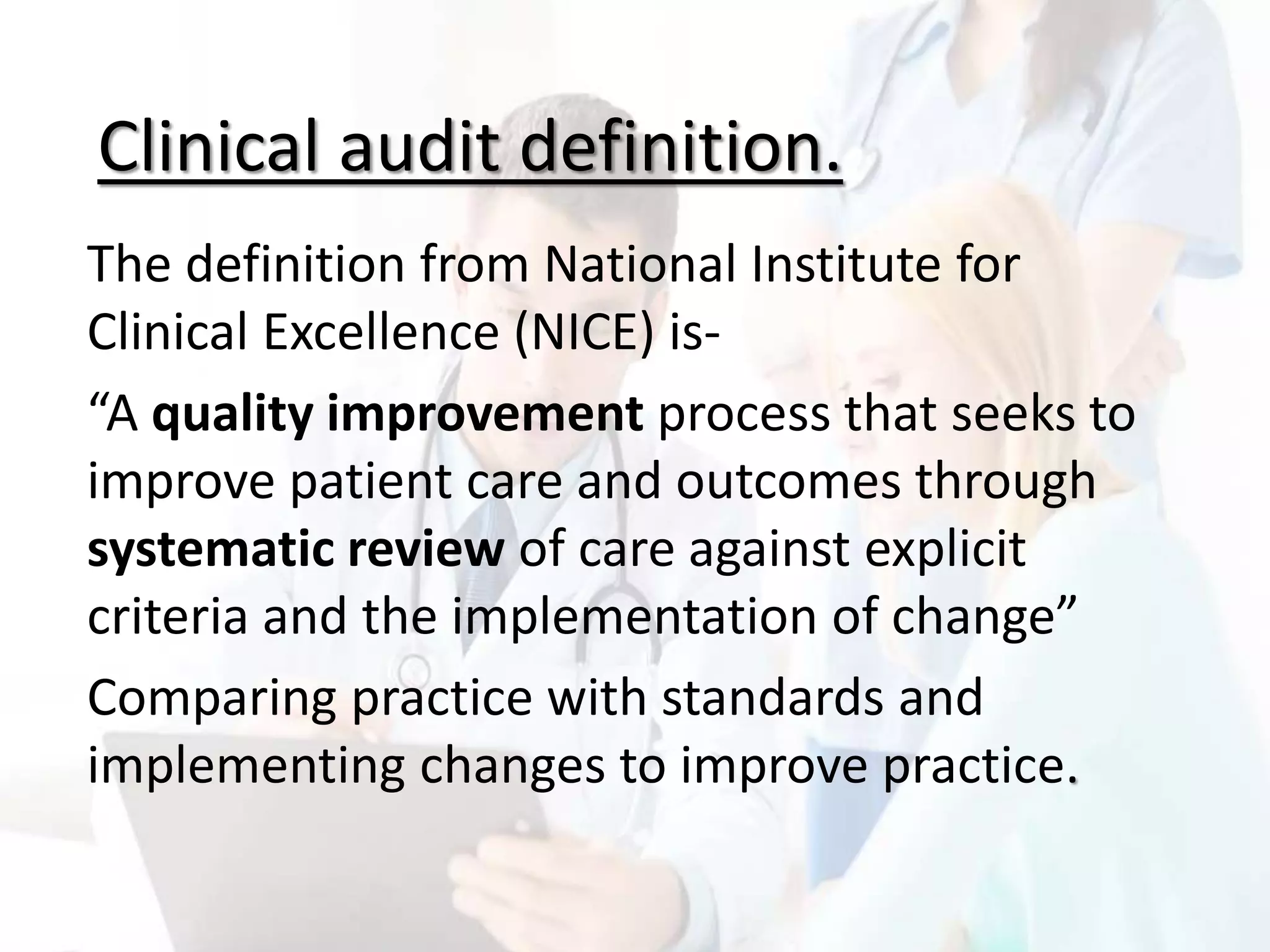Clinical audit | PPTX