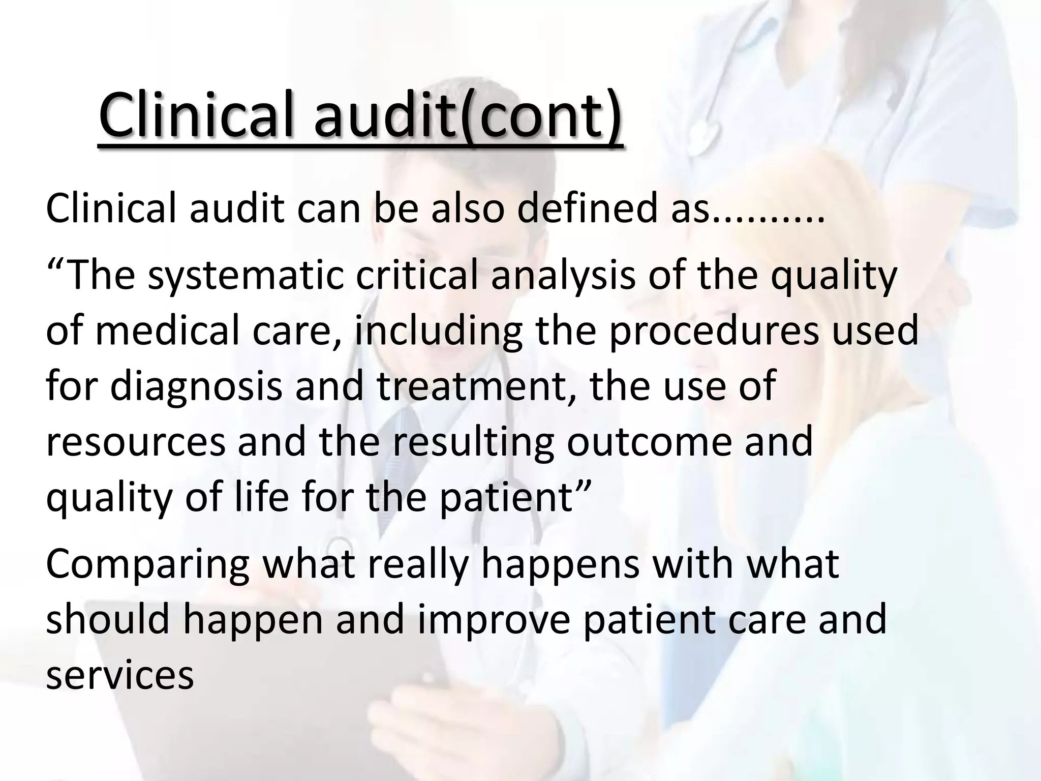 Clinical audit | PPTX