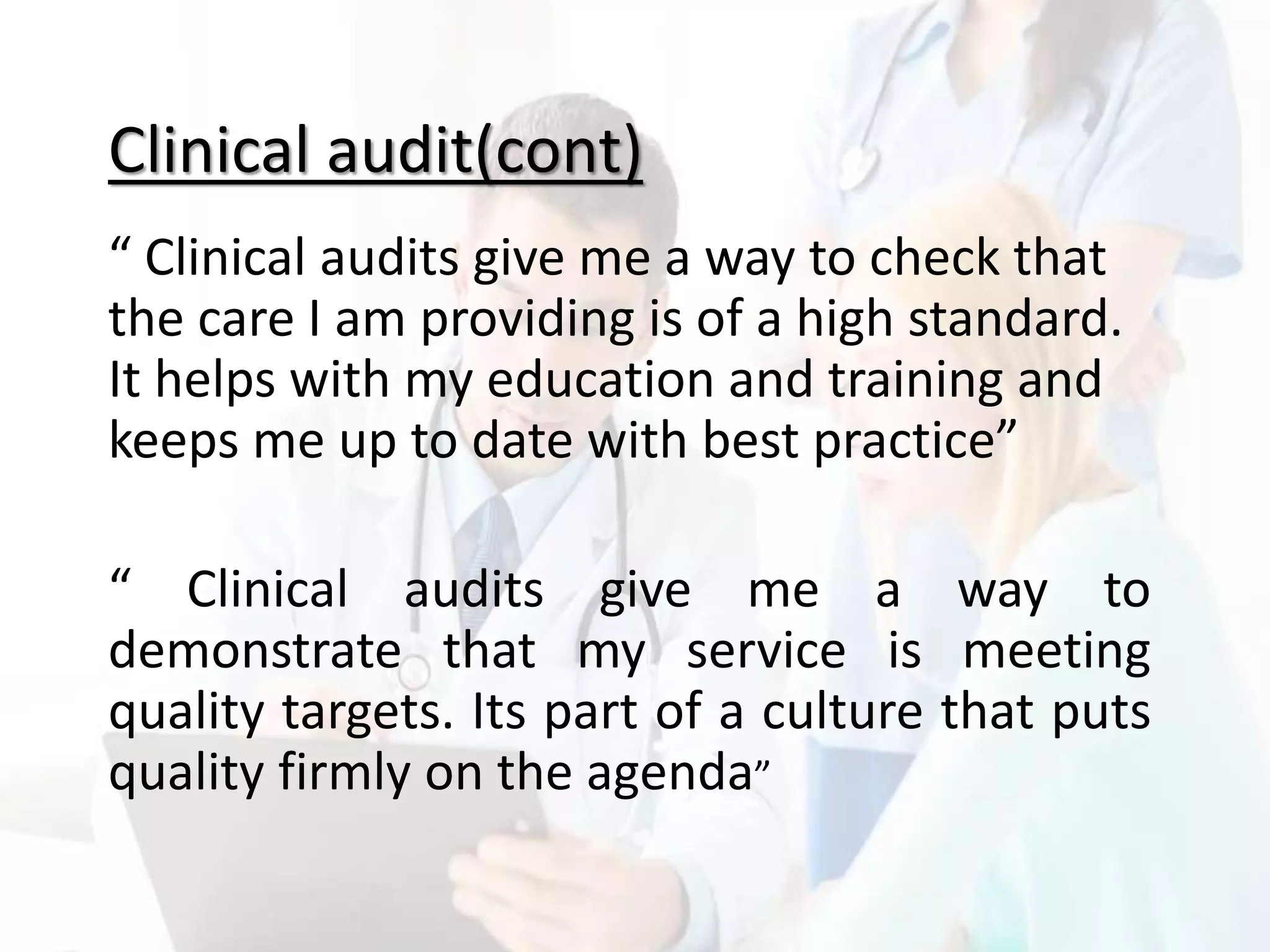 Clinical audit | PPTX