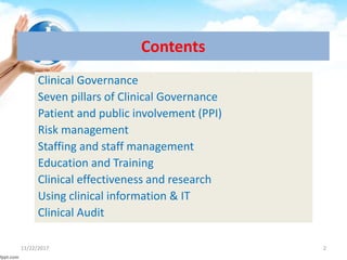 Clinical Governance | PPTX