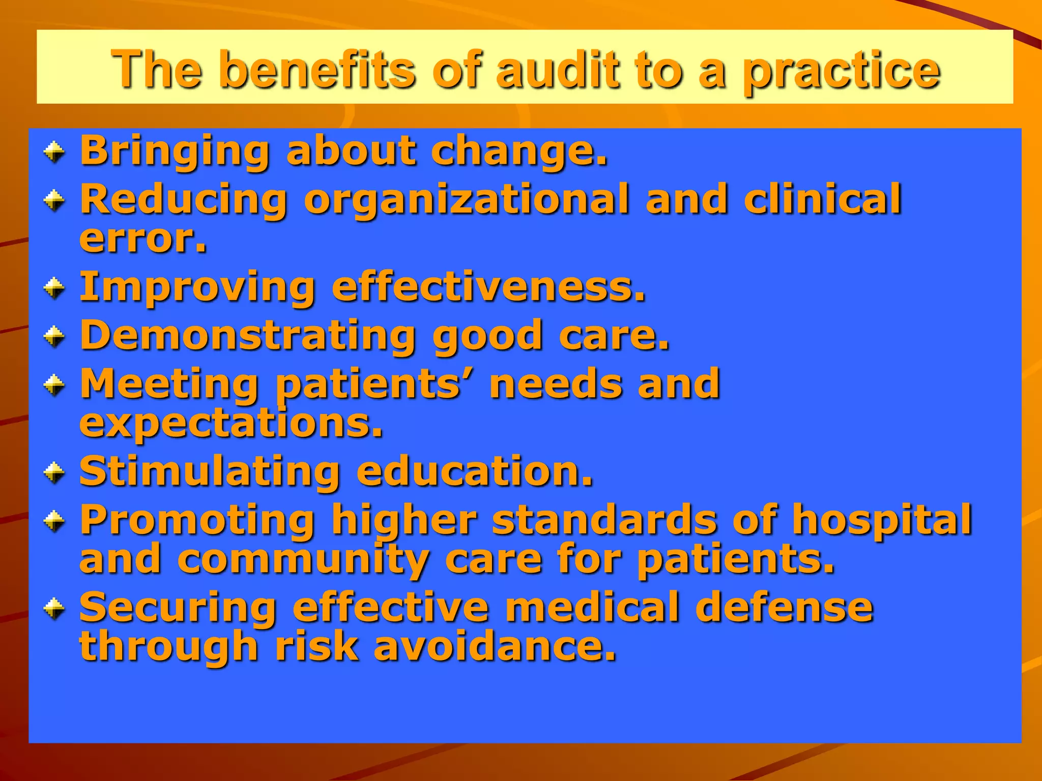 CLINICAL AUDIT | PPT