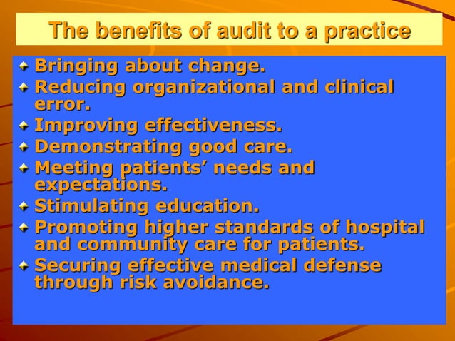CLINICAL AUDIT | PPT
