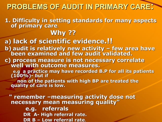 CLINICAL AUDIT | PPT