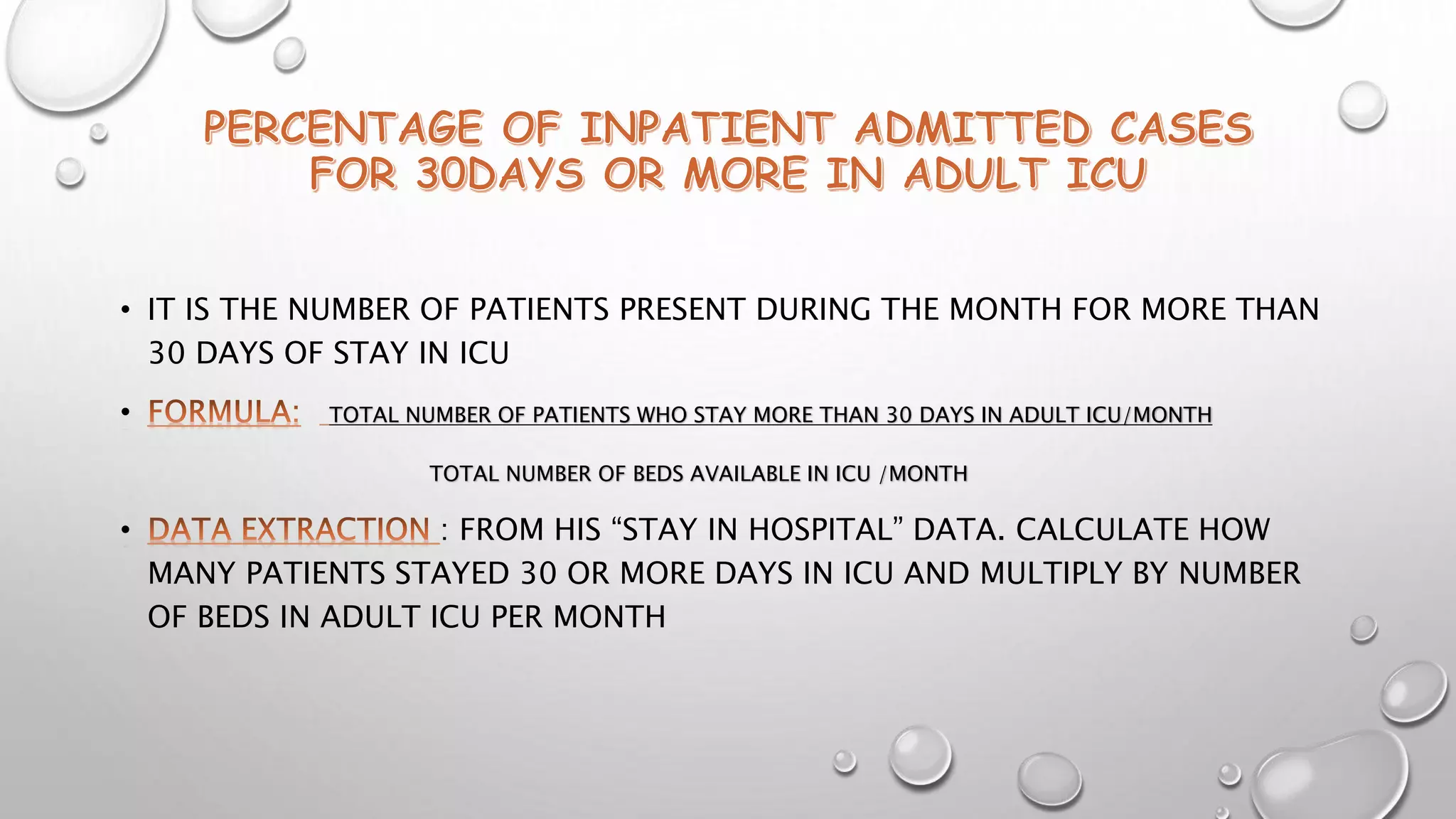Clinical audit and hospital key performance indicators for bed ...