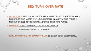 Clinical audit and hospital key performance indicators for bed ...
