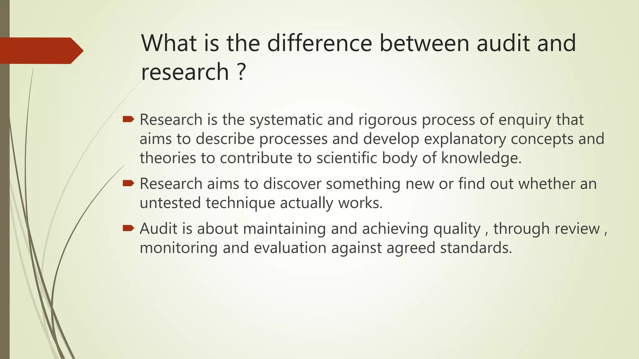 Clinical audit made easy | PPTX