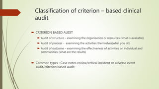 Clinical audit made easy | PPTX