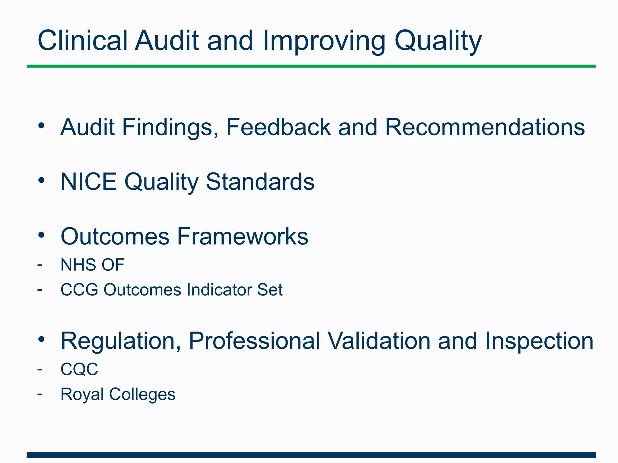 Clinical Audit Service | PPT