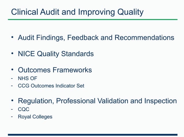 Clinical Audit Service | PPT