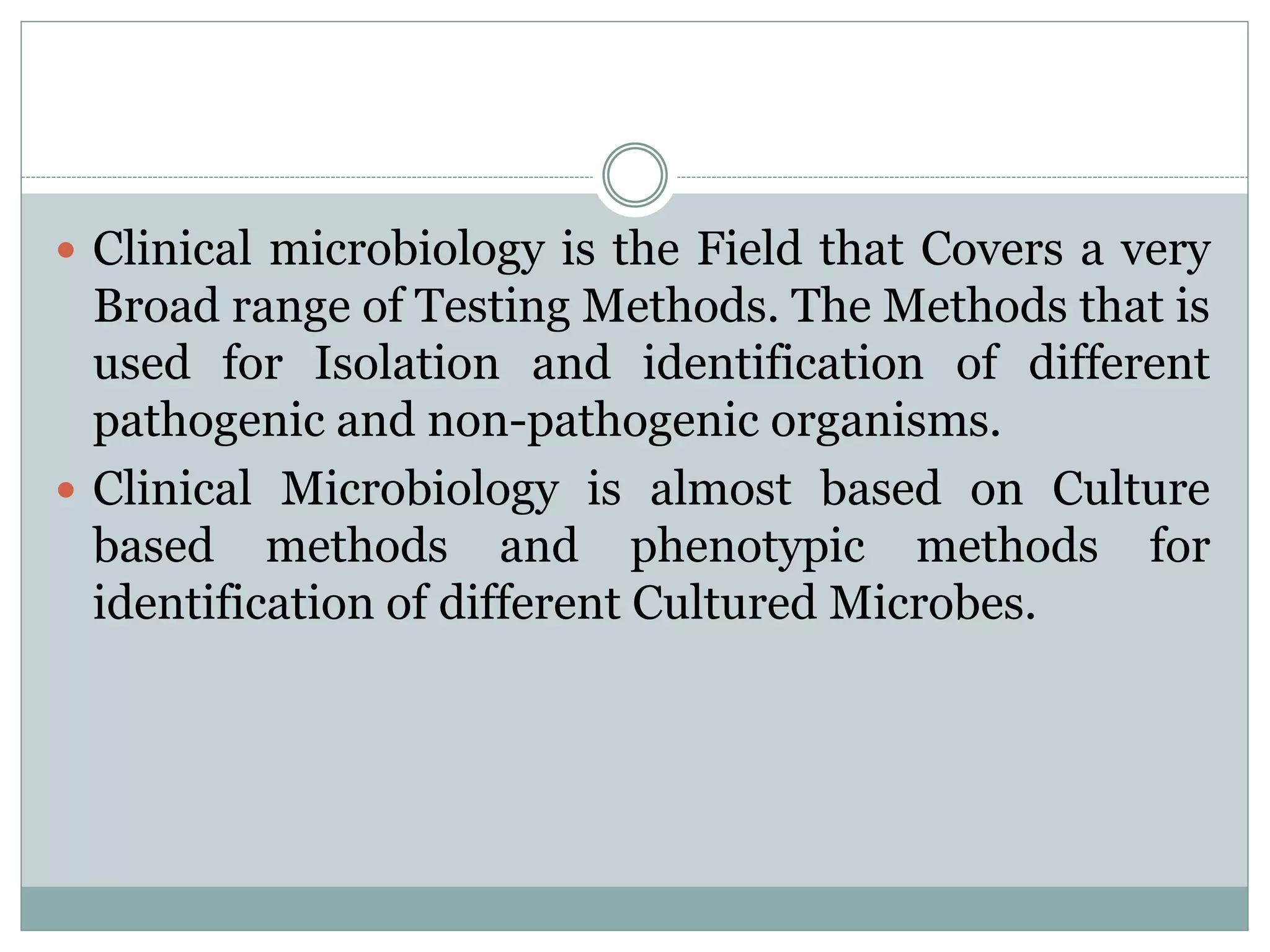 Clinical bacteriology, Clinical Microbiology, Microbiology, Laboratory ...