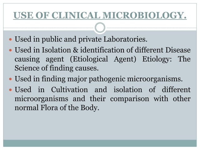 Clinical bacteriology, Clinical Microbiology, Microbiology, Laboratory saftey and techniques | PPTX