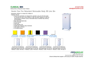Clinical Bins Brochure | PDF