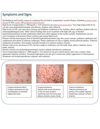 Complications of abnormal lipid levels | PDF | Heart and Cardiovascular ...