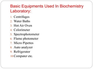 Clinical Biochemistry Laboratory | PPTX