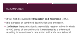 Assimilation of nitrogen with reference to ammonia, urea, uric acid ...