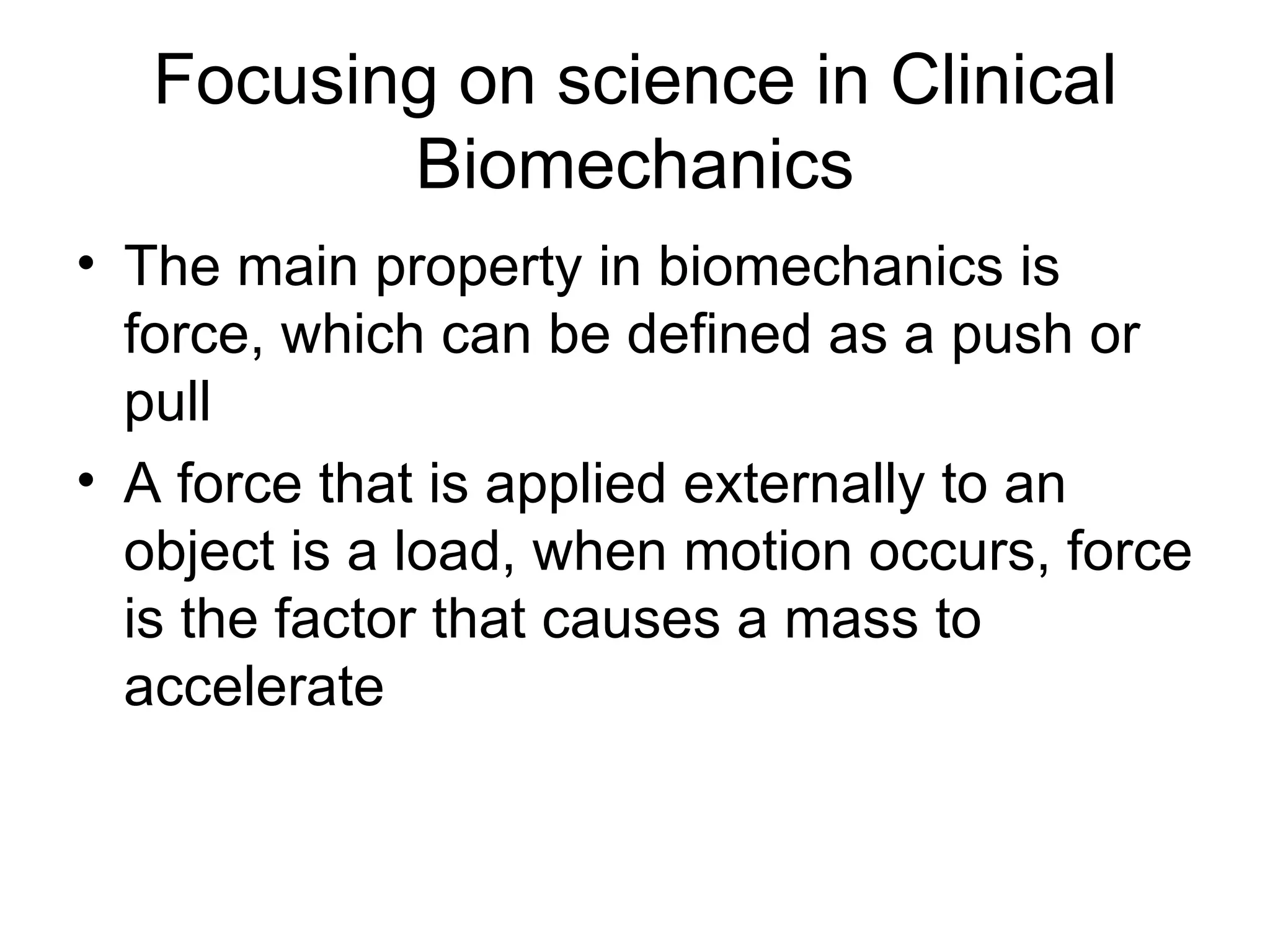 Clinical biomechanics | PPT