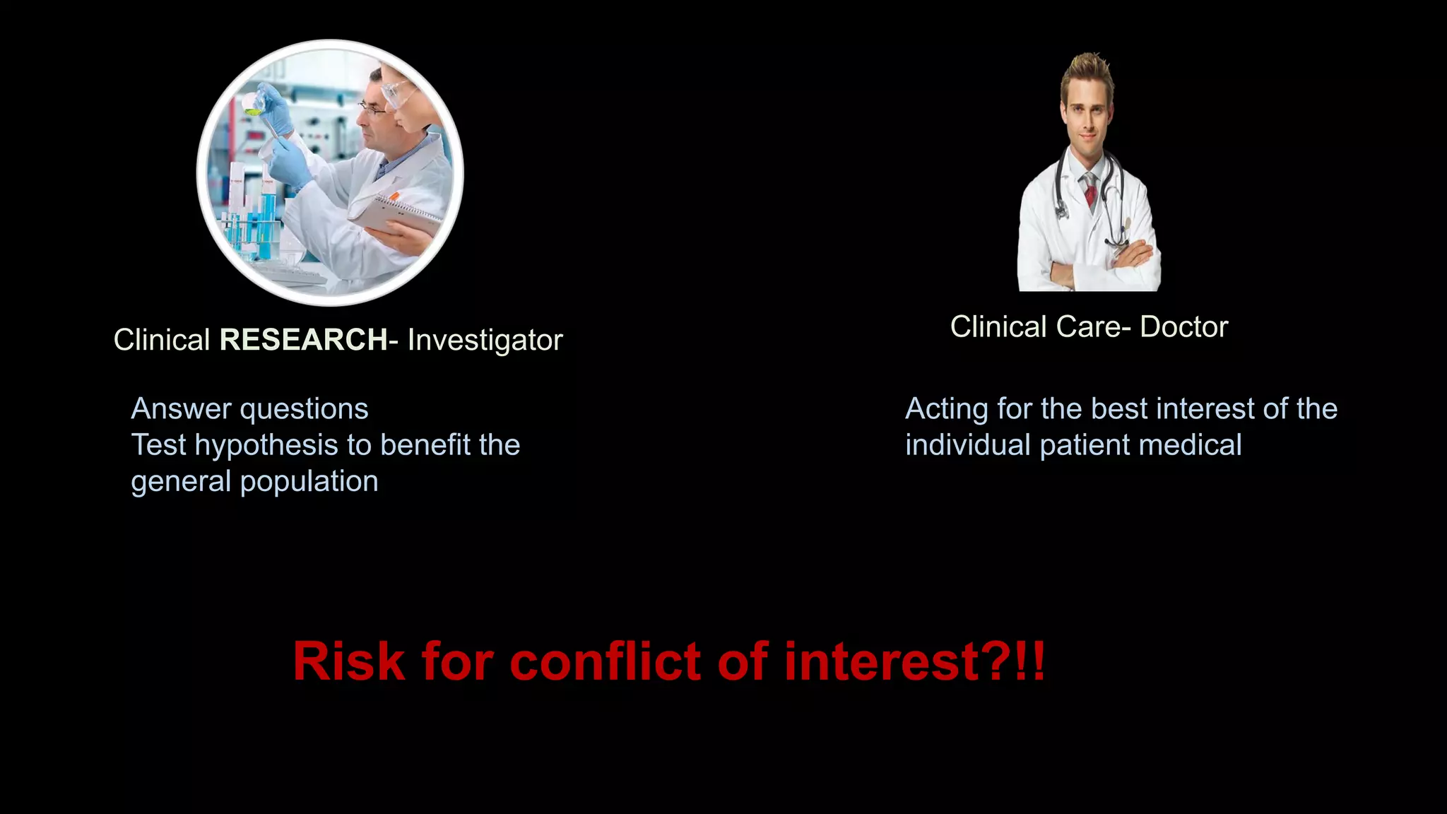 Clinical care vs Clinical Research | PDF