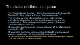 Clinical care vs Clinical Research | PDF